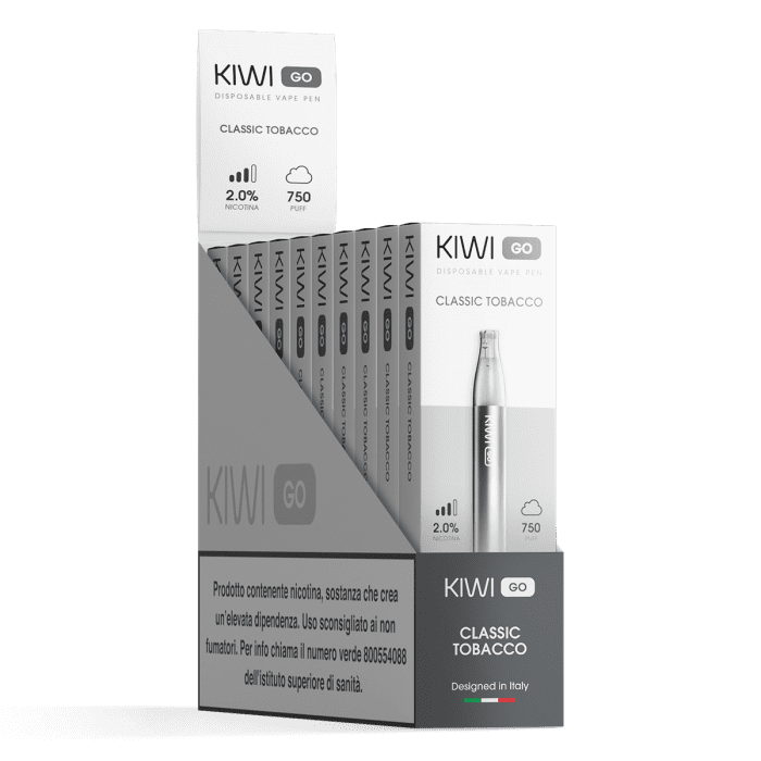 KIWI GO CLASSIC TOBACCO (20 MG) - Diomeda Group